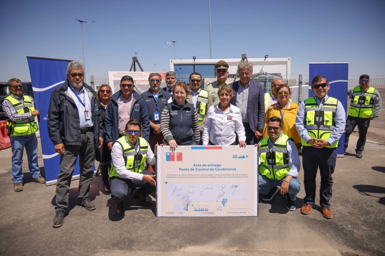 MOP entrega a Carabineros del OS 7 nuevo Punto de Control en Rutas del ...